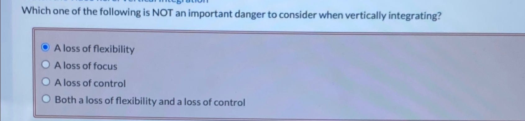 Solved Which one of the following is NOT an important danger | Chegg.com