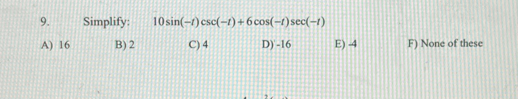 Solved Simplify: | Chegg.com