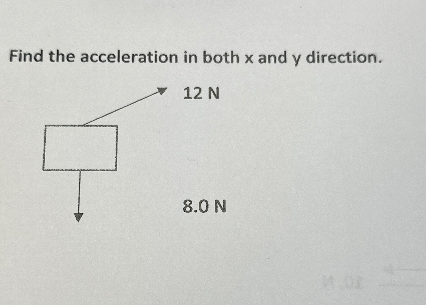 Find the acceleration in both x ﻿and y | Chegg.com