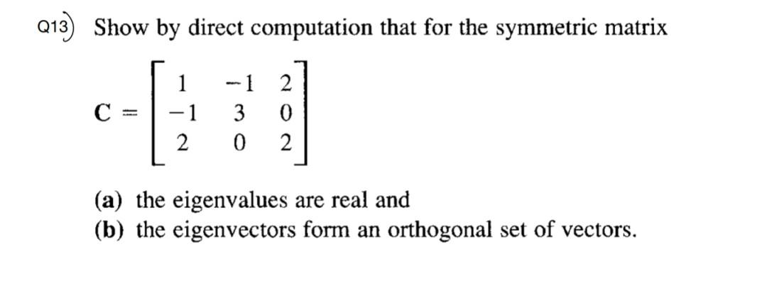 Solved 213) Show by direct computation that for the | Chegg.com