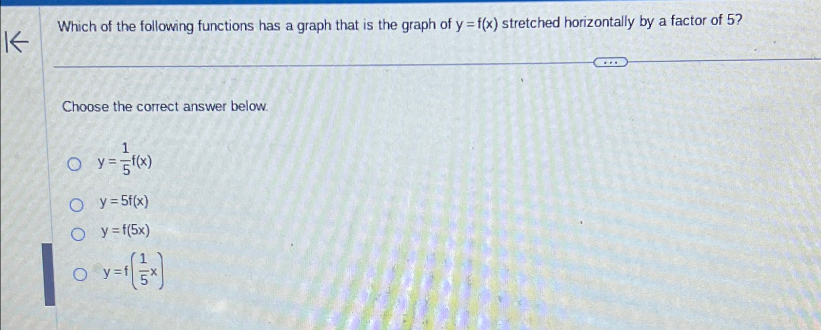 Solved Which of the following functions has a graph that is | Chegg.com