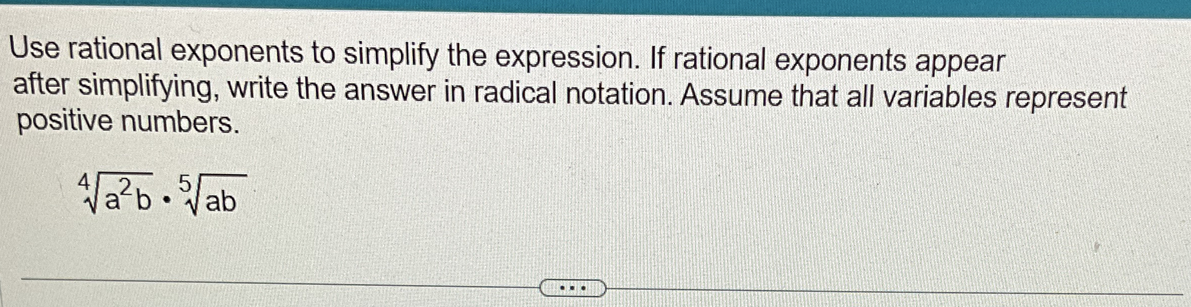 Solved Use rational exponents to simplify the expression. If | Chegg.com