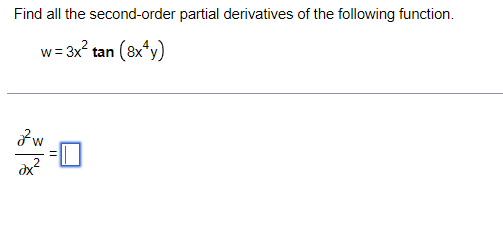 Solved Find all the second-order partial derivatives of the | Chegg.com