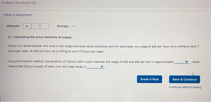 Solved Problem Set #4 (Ch 05)