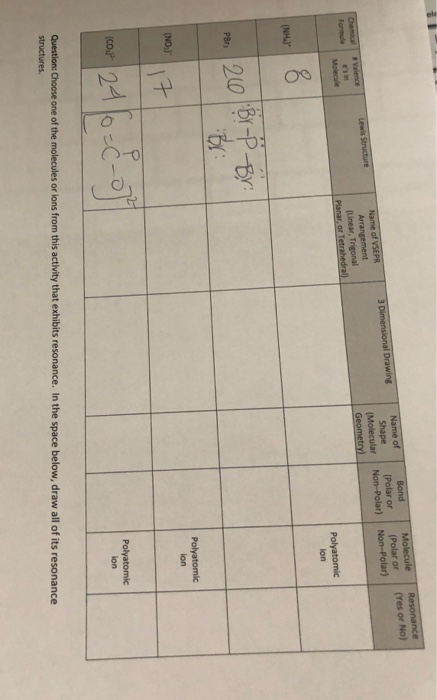 Solved Section Name Report Form Molecular Model Lab Name
