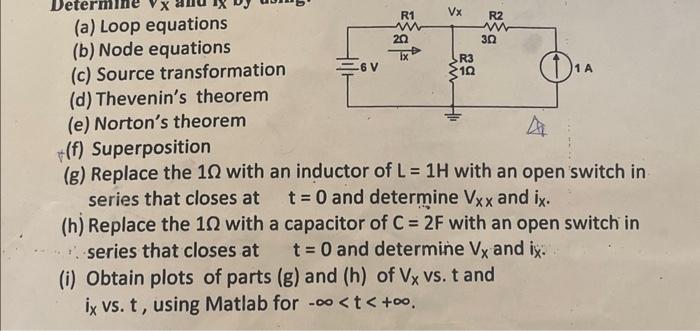 Solved (a) Loop equations (b) Node equations (c) Source | Chegg.com