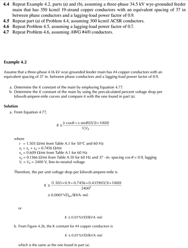 Solved Using example 4.2, ﻿please answer 4.4, 4.5, 4.6 ﻿and | Chegg.com