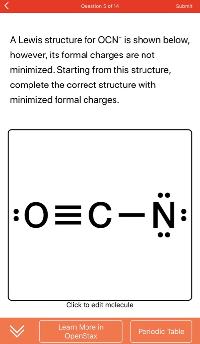 Ocn Lewis Structure