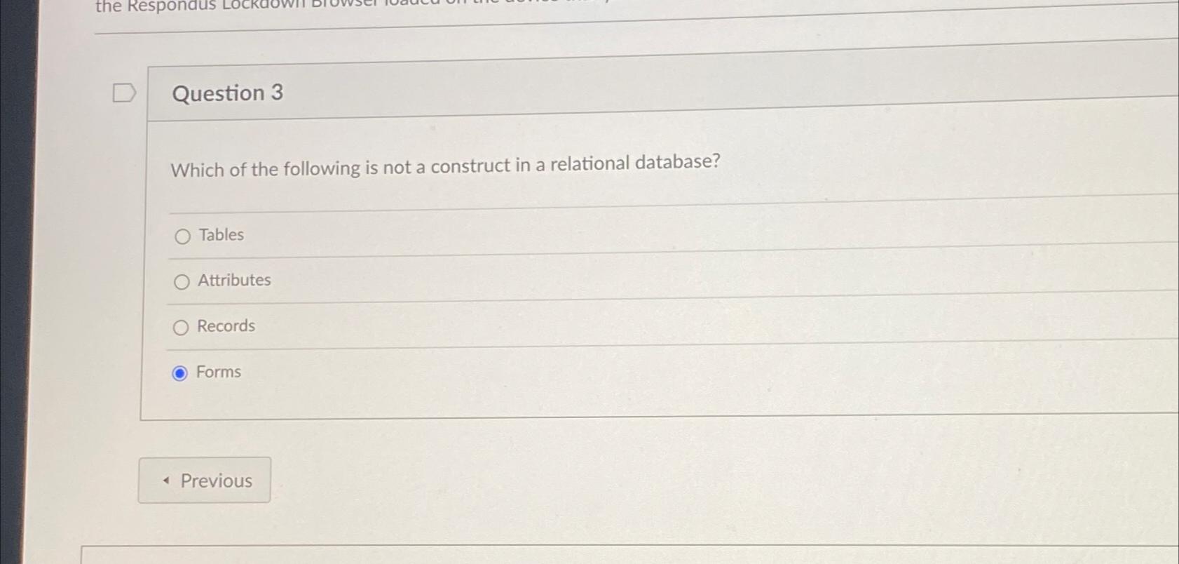 Solved Question 3Which of the following is not a construct | Chegg.com