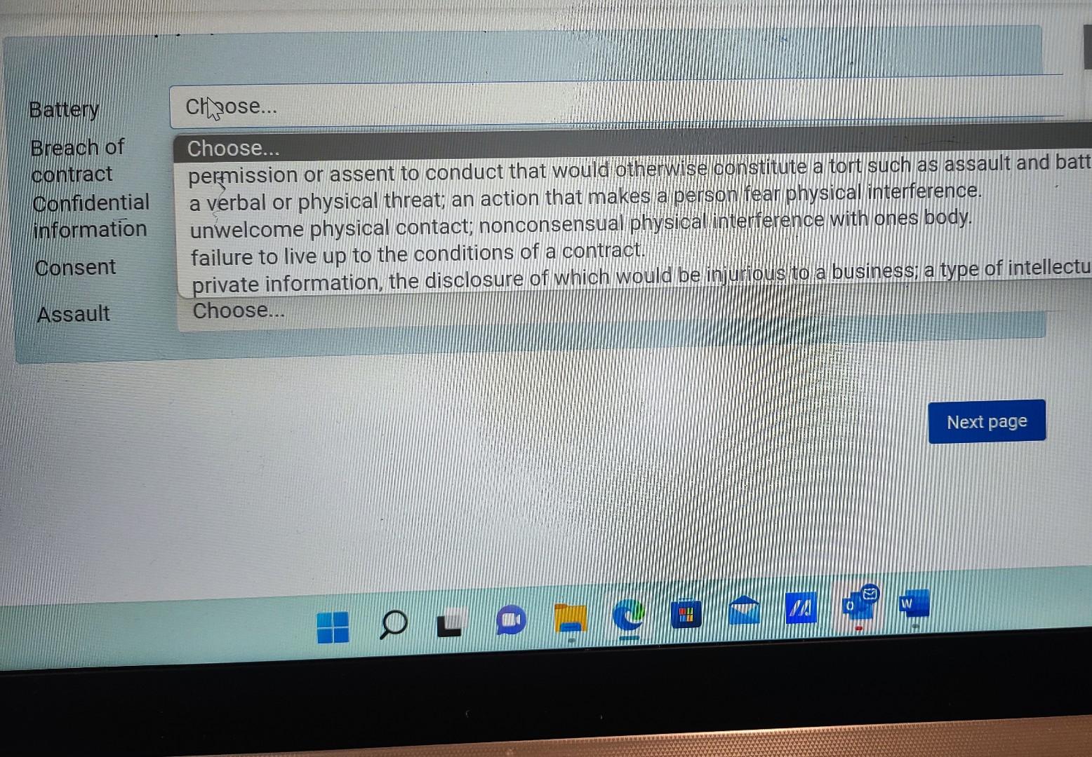 False imprisonment Defamation Inducing breach of | Chegg.com