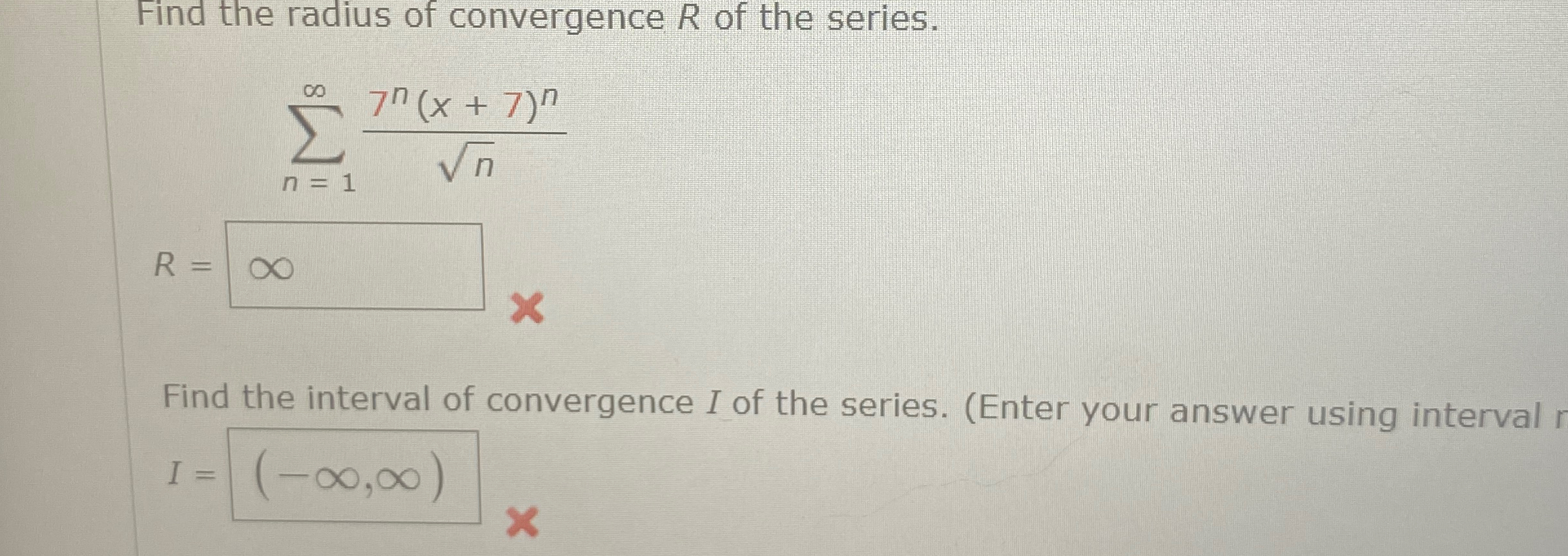 Solved Find the radius of convergence R ﻿of the | Chegg.com