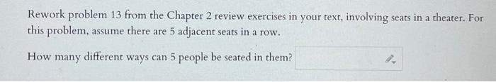 Solved Rework problem 13 from the Chapter 2 review exercises | Chegg.com