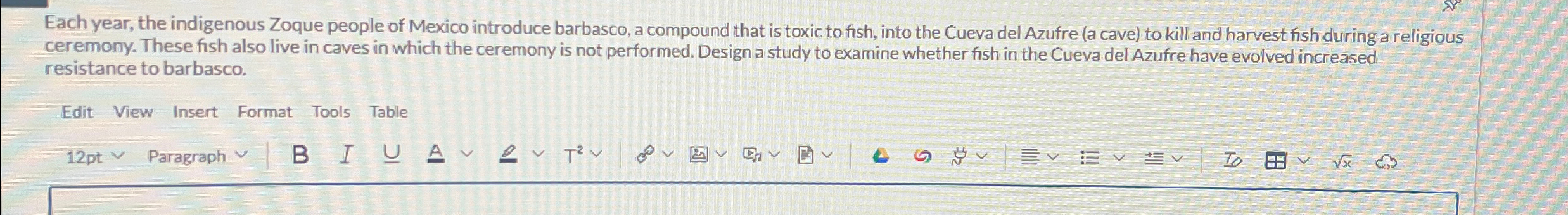 Solved Each year, the indigenous Zoque people of Mexico | Chegg.com