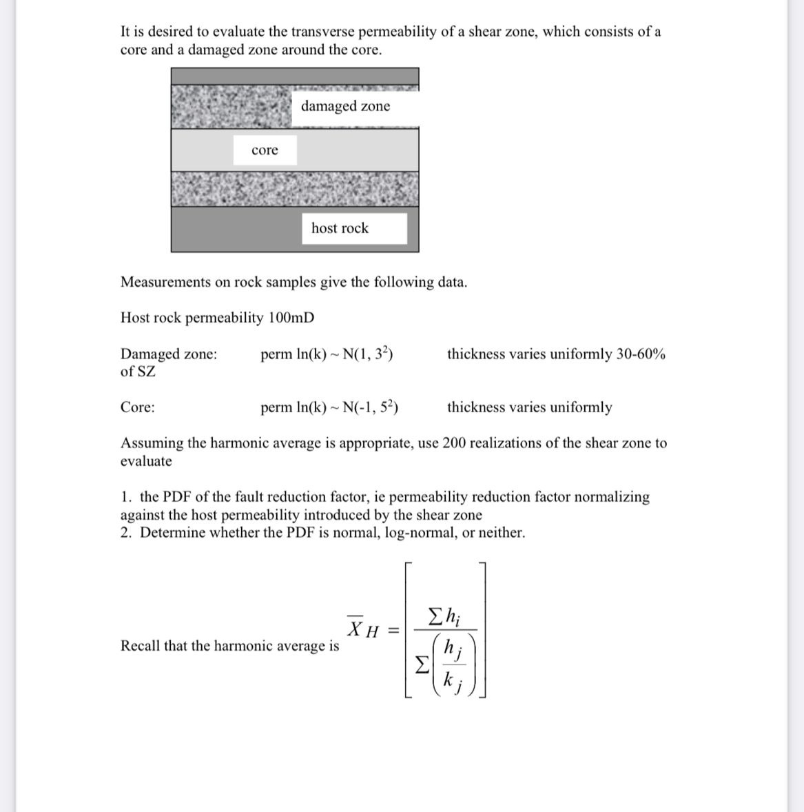 Solved It is desired to evaluate the transverse permeability | Chegg.com
