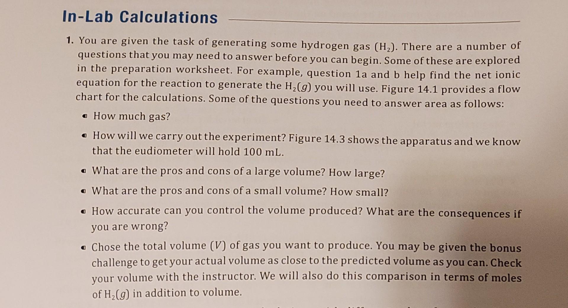 Solved 4. The total pressure in the eudiometer was | Chegg.com