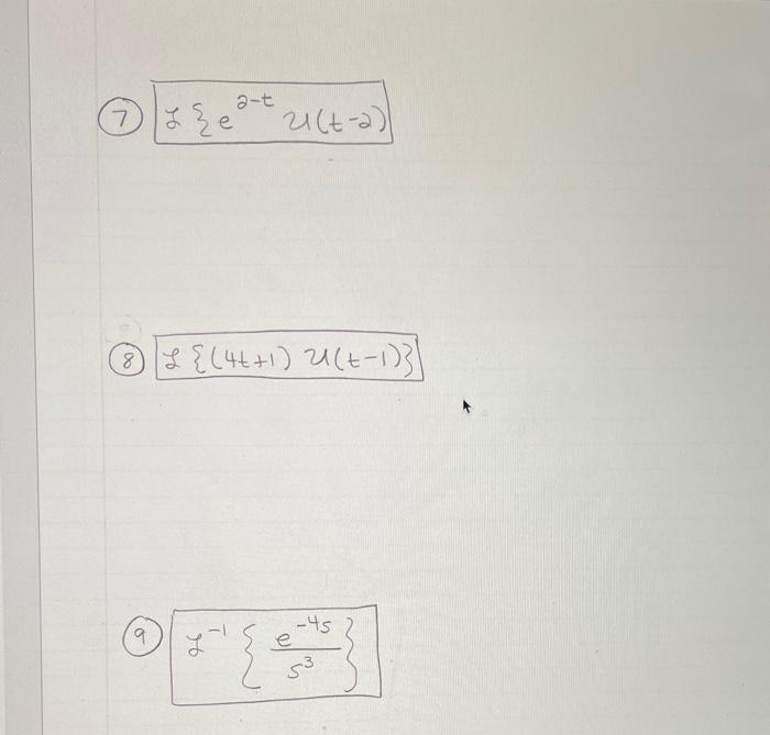 Solved J{e∂−tu T−2 L{ 4t 1 U T−1 } L−1{s3e−4s}