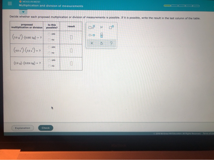 Solved: Decide Whether Each Proposed Multiplication Or Div... | Chegg.com