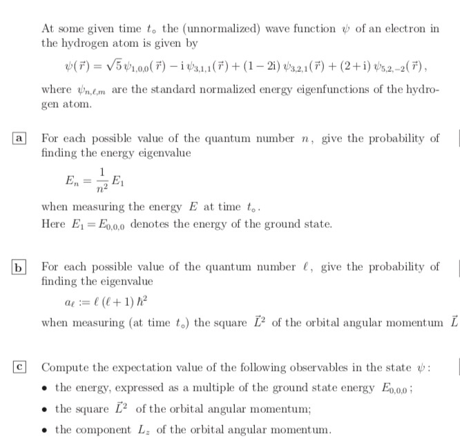 Solved At some given time to the (unnormalized) wave | Chegg.com