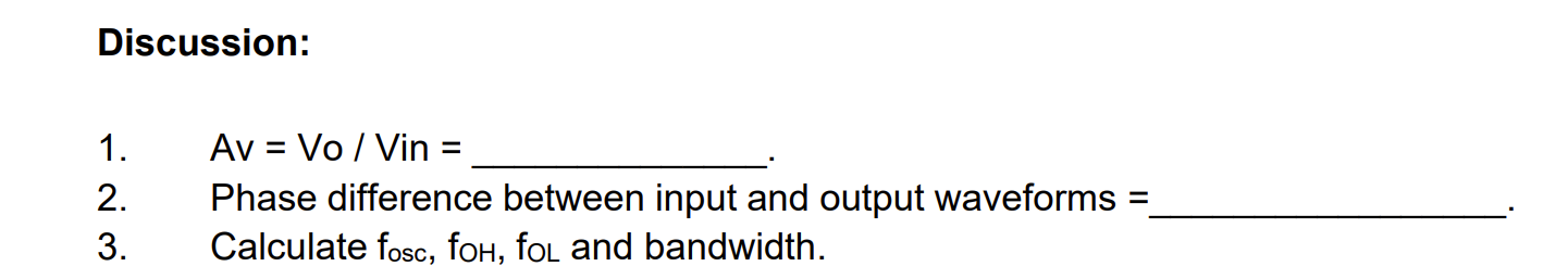 Solved -1. Construct the circuit as shown in Figure 10.3. 2. | Chegg.com
