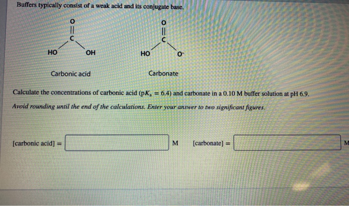Solved Buffers typically consist of a weak acid and its | Chegg.com