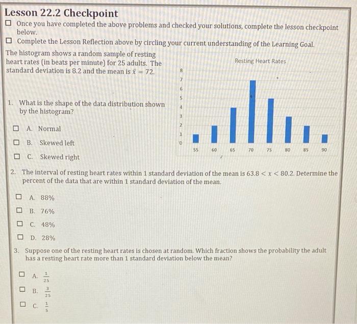 Solved Lesson 22.2 Checkpoint Once you have completed the | Chegg.com