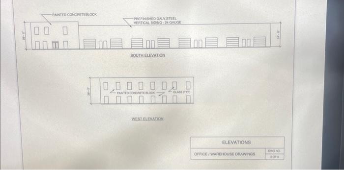 Part B The following drawings and sections are a set | Chegg.com