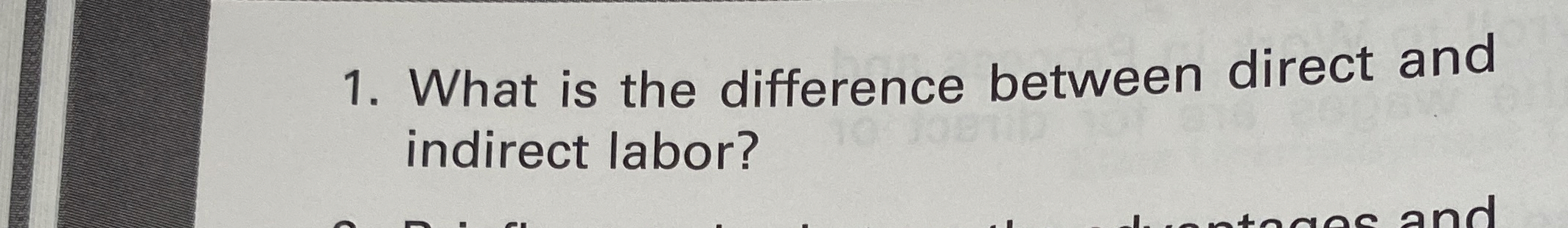 Solved What is the difference between direct andindirect | Chegg.com