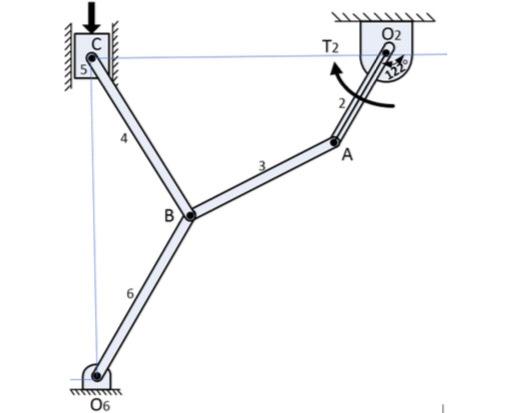 Solved The mechanism in the figure is in static equilibrium | Chegg.com