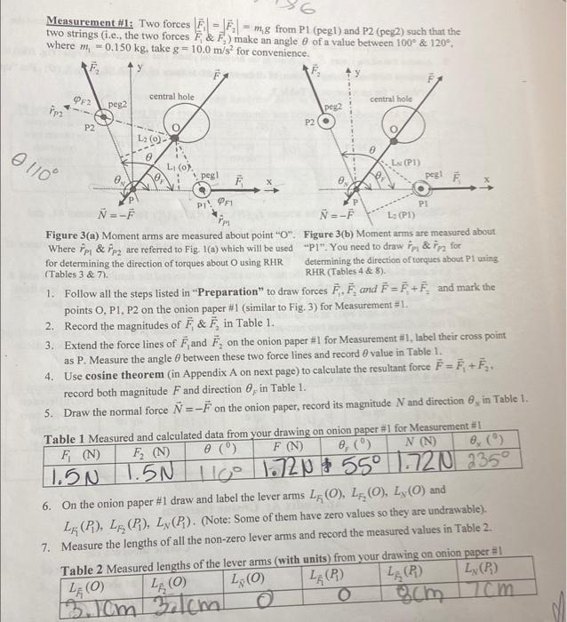 Solved Experiment 7 Static equilibrium of a rigid body | Chegg.com