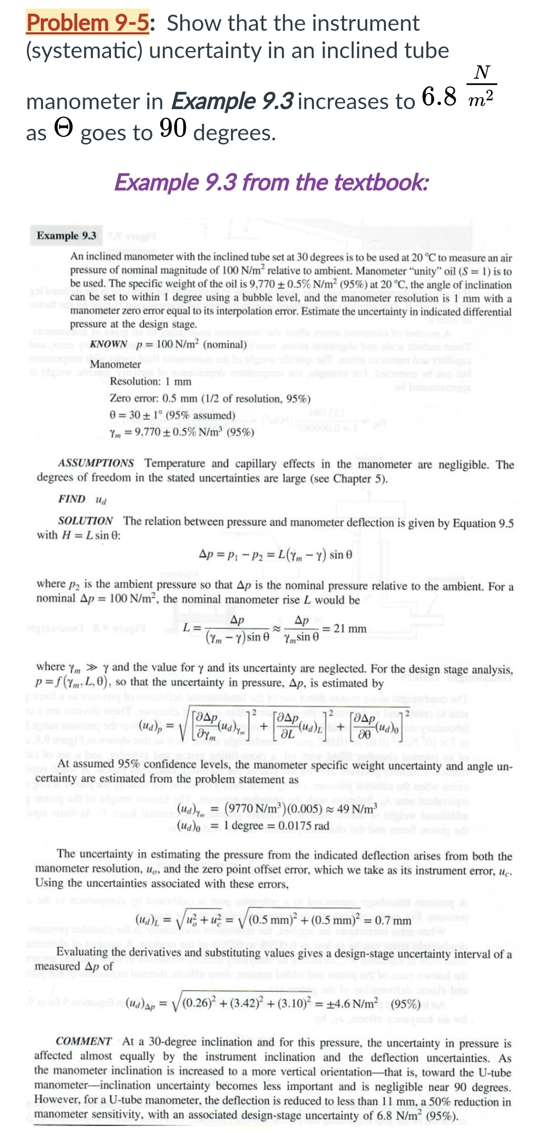 Solved Problem 9-5: Show that the instrumentProblem 9-5: | Chegg.com