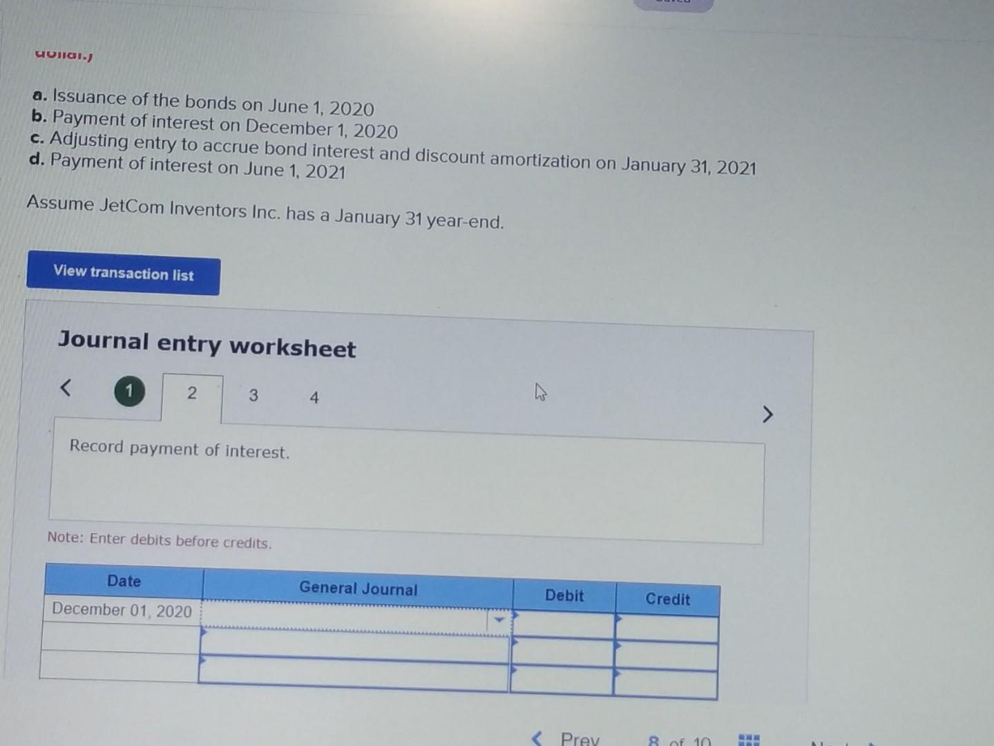 Solved On June 1, 2020, JetCom Inventors Inc. issued a | Chegg.com
