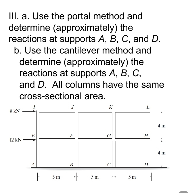 III. a. ﻿Use the portal method and determine | Chegg.com