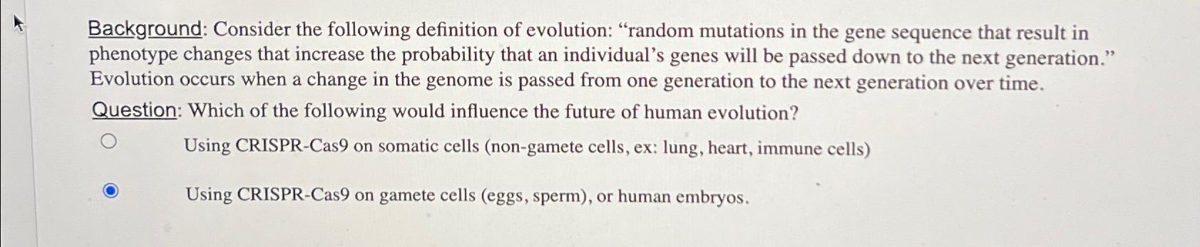 Solved Background: Consider the following definition of | Chegg.com