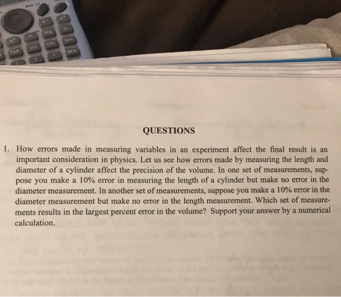 Solved BOOBO DOBRO QUESTIONS 1 How Errors Made In Measuring Chegg solved-boobo-dobro-questions-1-how-errors-made-in-measuring-chegg
