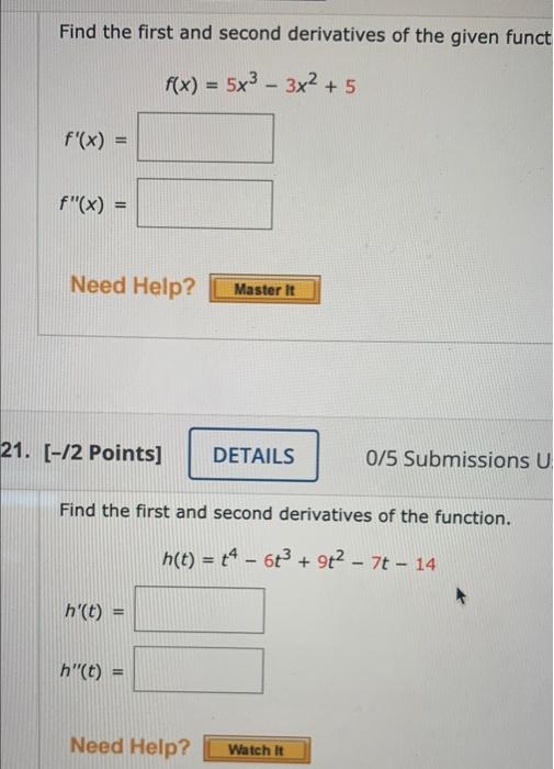 Solved Find the derivative of the function. - f(x) = x3 - 8 | Chegg.com
