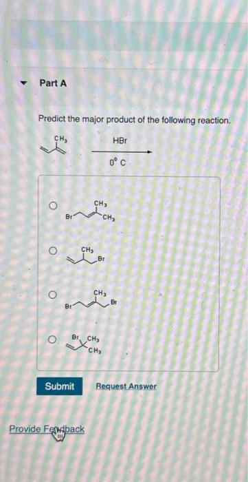 Solved Predict the major product of the following reaction. | Chegg.com