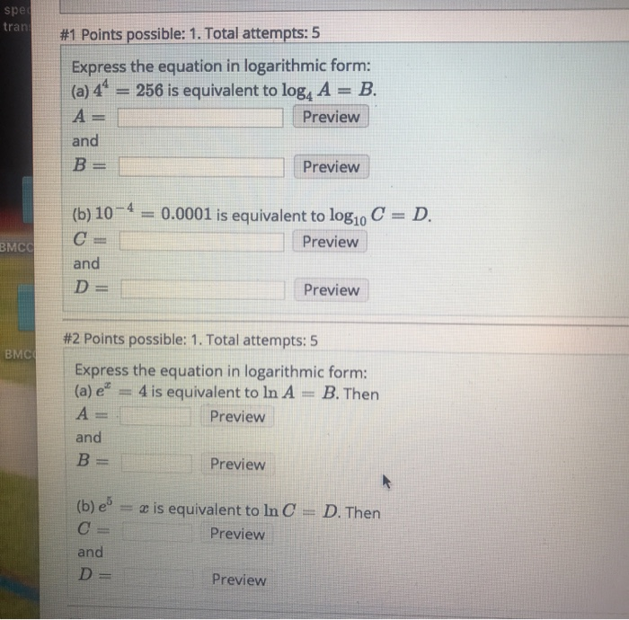 Solved spel tran #1 Points possible: 1. Total attempts: 5 | Chegg.com