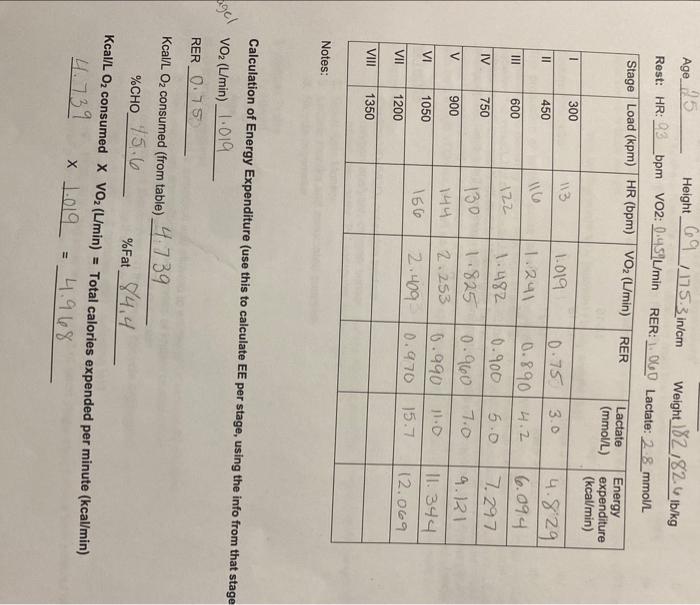 Solved 6. What energy systems are being used by the subject | Chegg.com