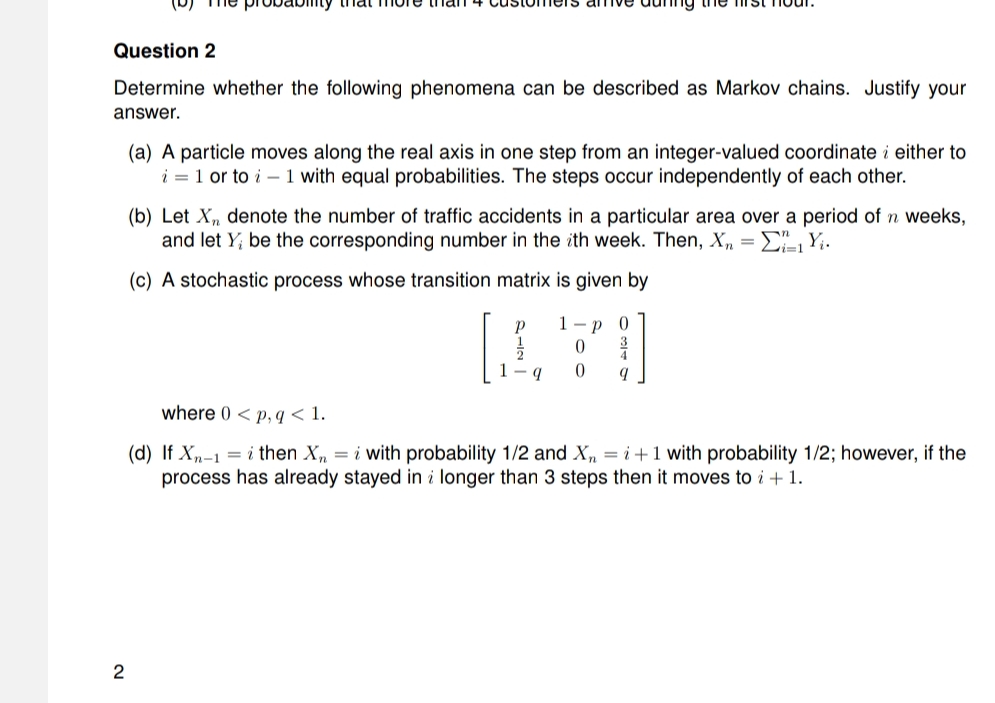 Solved Determine whether the following phenomena can be | Chegg.com