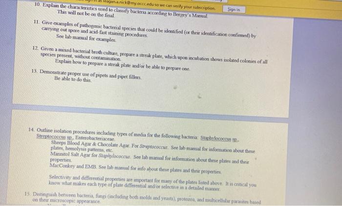 Solved 1. Write scientific names in proper form Capitalize | Chegg.com