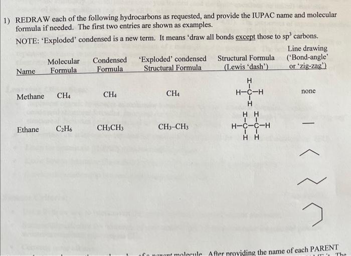 Solved REDRAW each of the following hydrocarbons as | Chegg.com