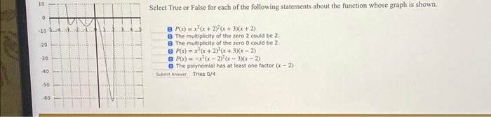 Solved Select True of False for each of the following | Chegg.com