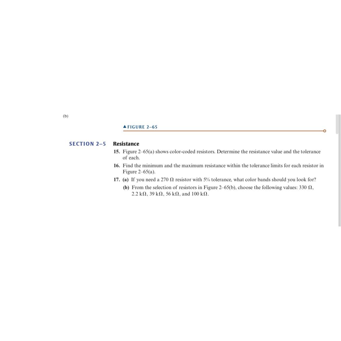 Solved FIGURE 2-65SECTION 2-5 ﻿Resistance15. ﻿Figure 2-65(a) | Chegg.com