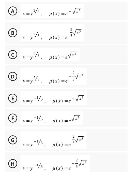 Solved Which transform reduce the differential equation | Chegg.com