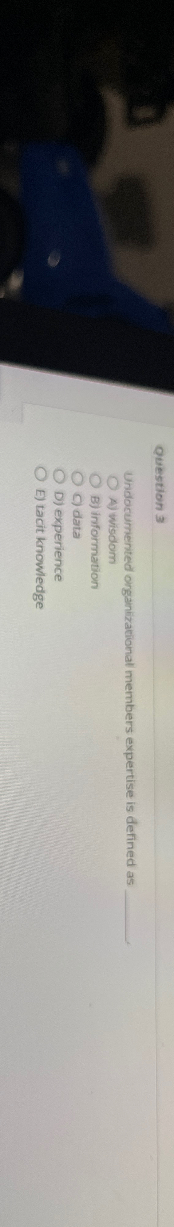 Solved Question 3Undocumented organizational members | Chegg.com