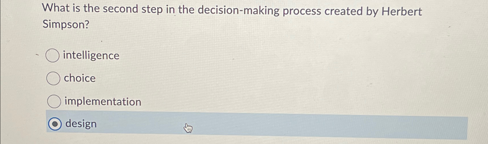 Solved What is the second step in the decision-making | Chegg.com