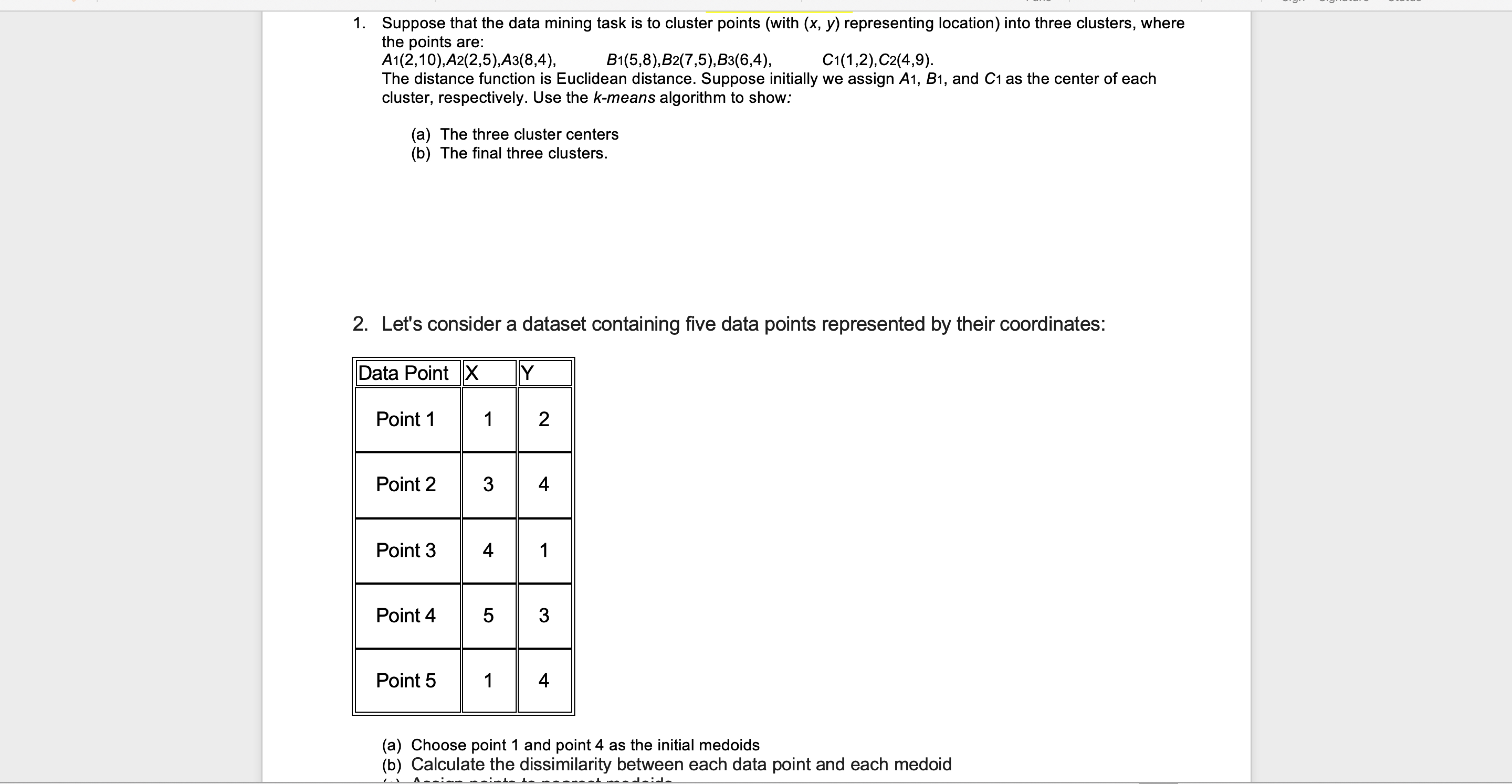 Solved can you please solve this assignement a step by step | Chegg.com