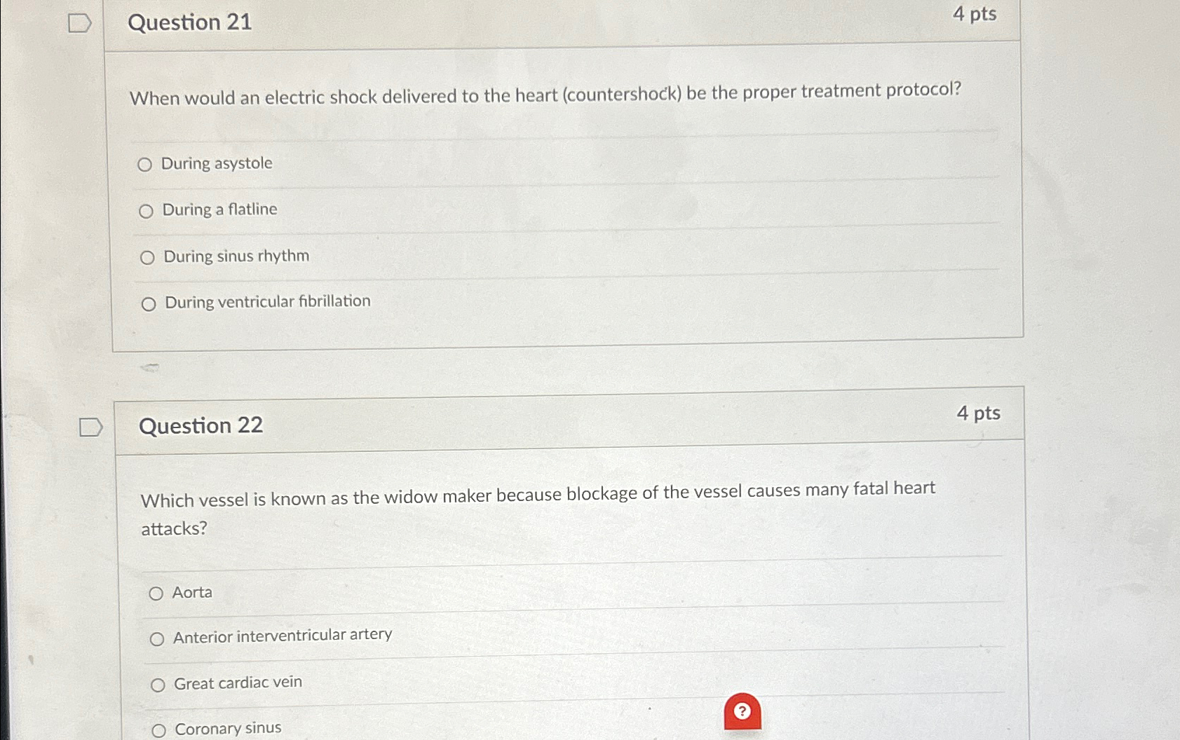 Solved Question 214 ﻿ptsWhen would an electric shock | Chegg.com