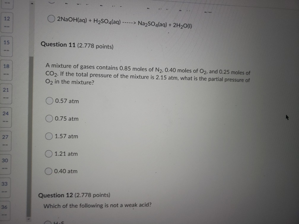 Solved 2NaOH(aq) + H2SO4(aq) -----> Na2SO4(aq) + 2H20(1) | Chegg.com