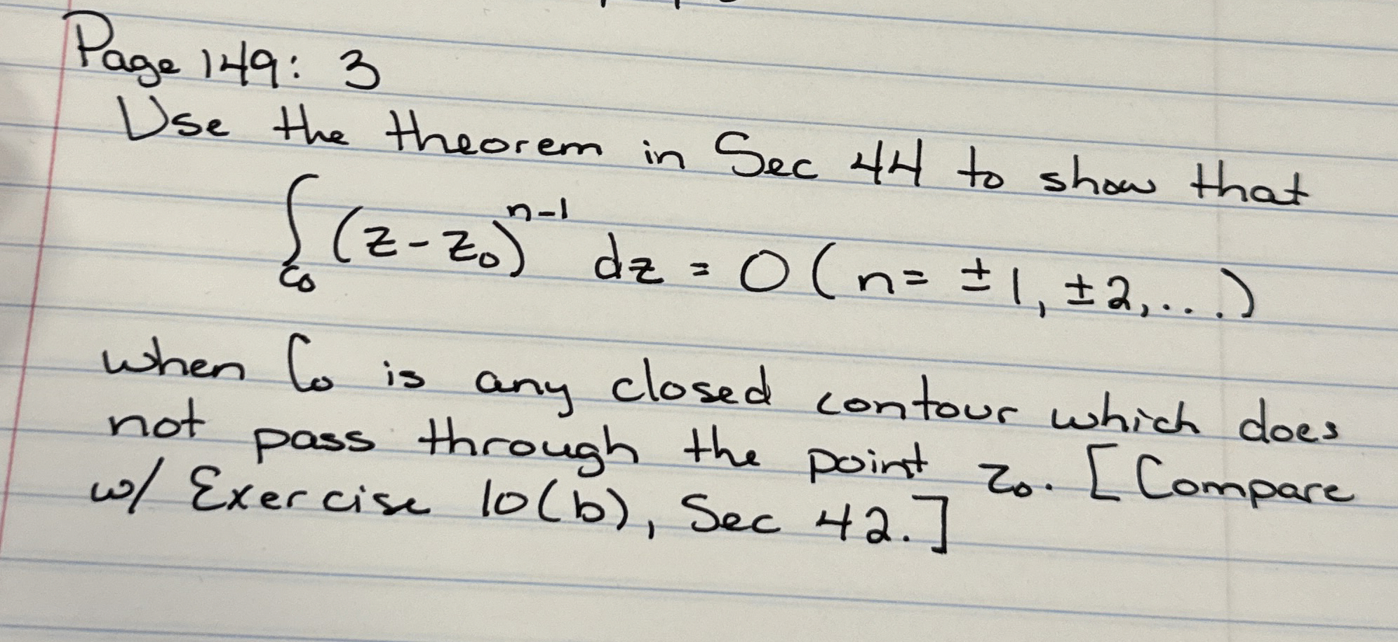 Solved Page 149: 3Use the theorem in Sec44 ﻿to show that | Chegg.com
